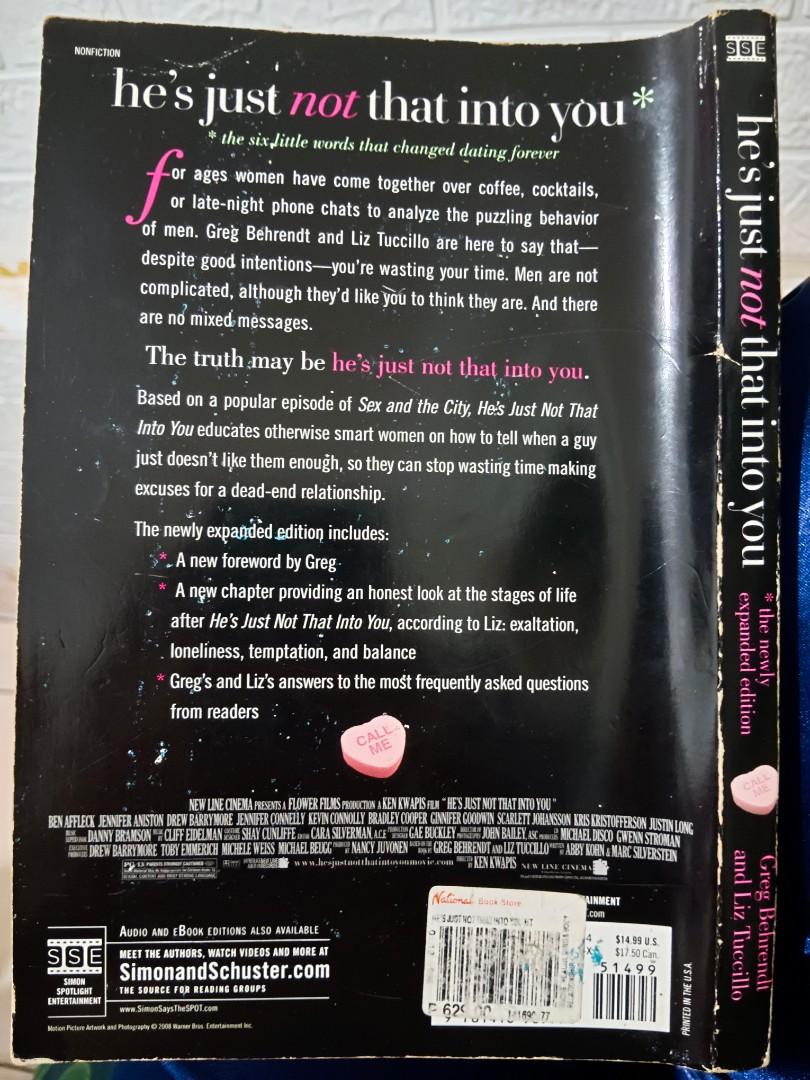 He's Just Not That Into You By Greg Behrendt & Liz Tuccillo (#1 New ...