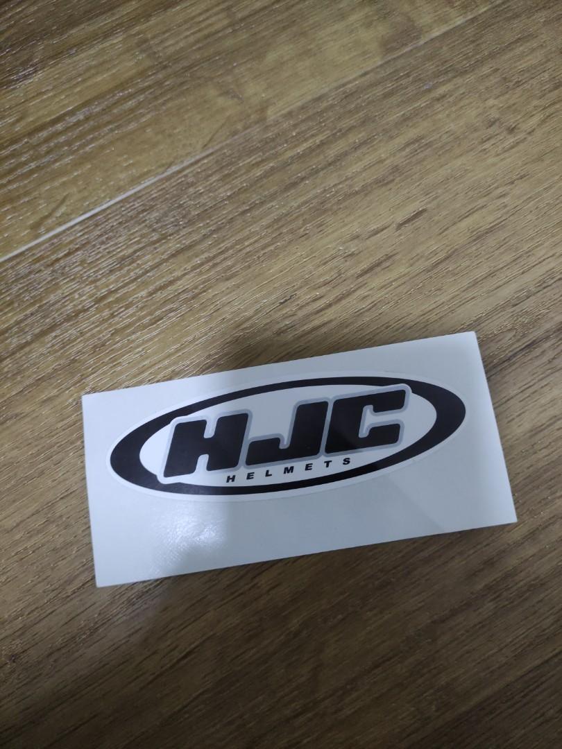 HJC sticker, Motorcycles, Motorcycle Accessories on Carousell