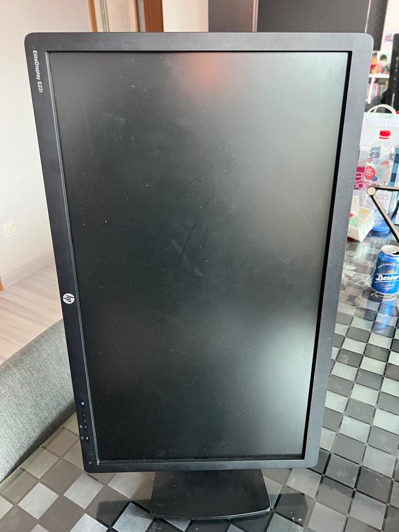 HP EliteDisplay E231 - LED monitor - full HD (1080p) - 23 inch ...