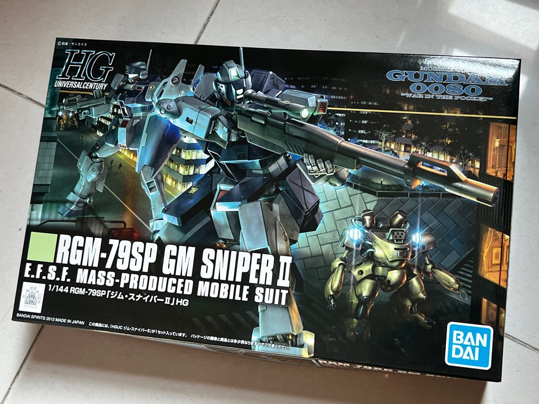狙擊型吉姆II RGM-79SP GM SNIPER II Gundam高達模型, 興趣及遊戲, 玩具 & 遊戲類 - Carousell
