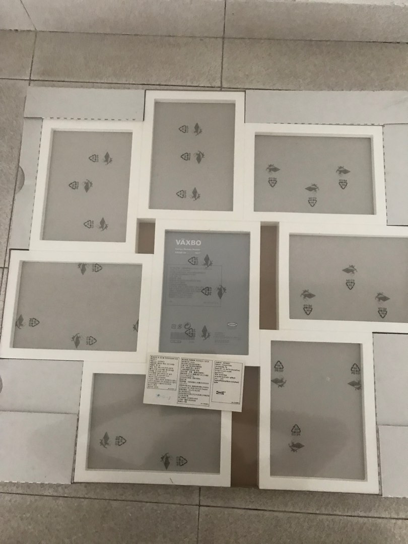 IKEA collage photo frames, Furniture & Home Living, Home Decor, Frames ...