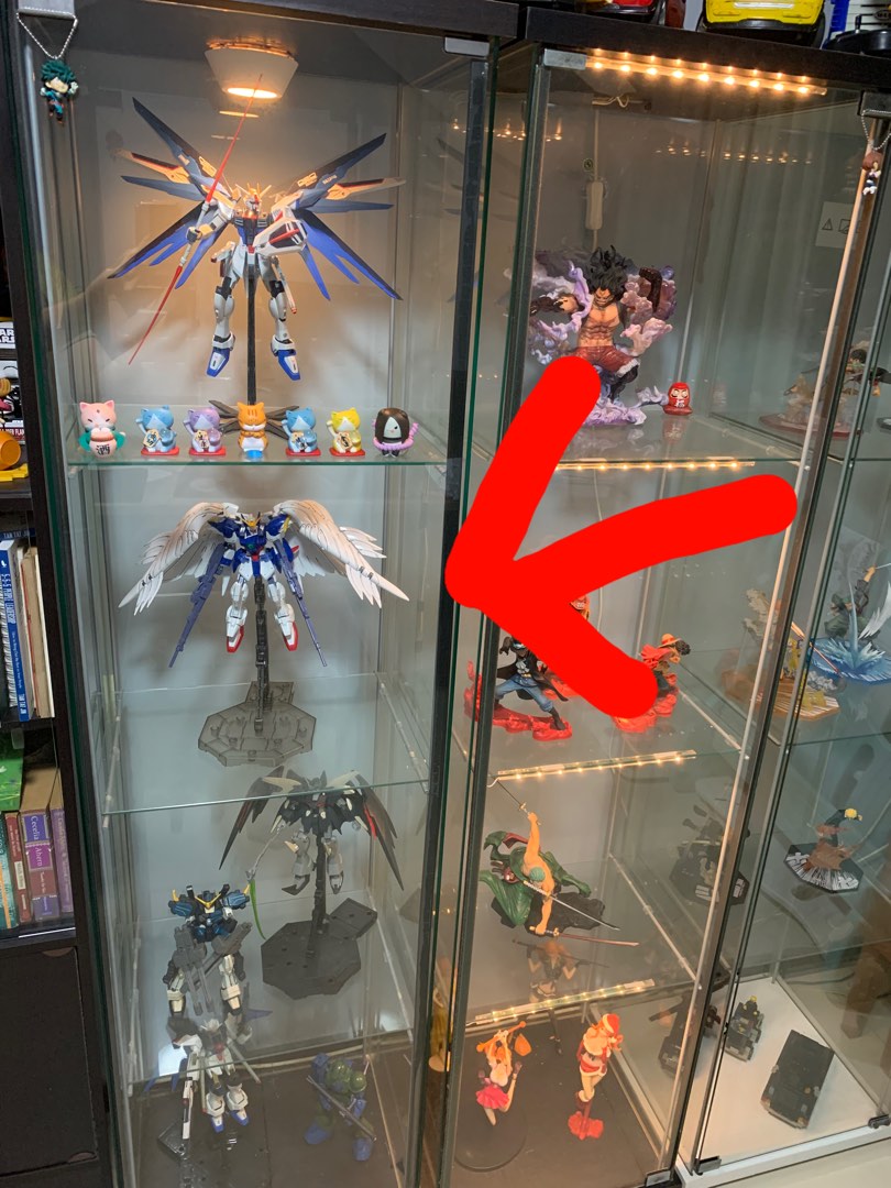 Ikea detolf with lighting, Furniture & Home Living, Furniture, Shelves ...