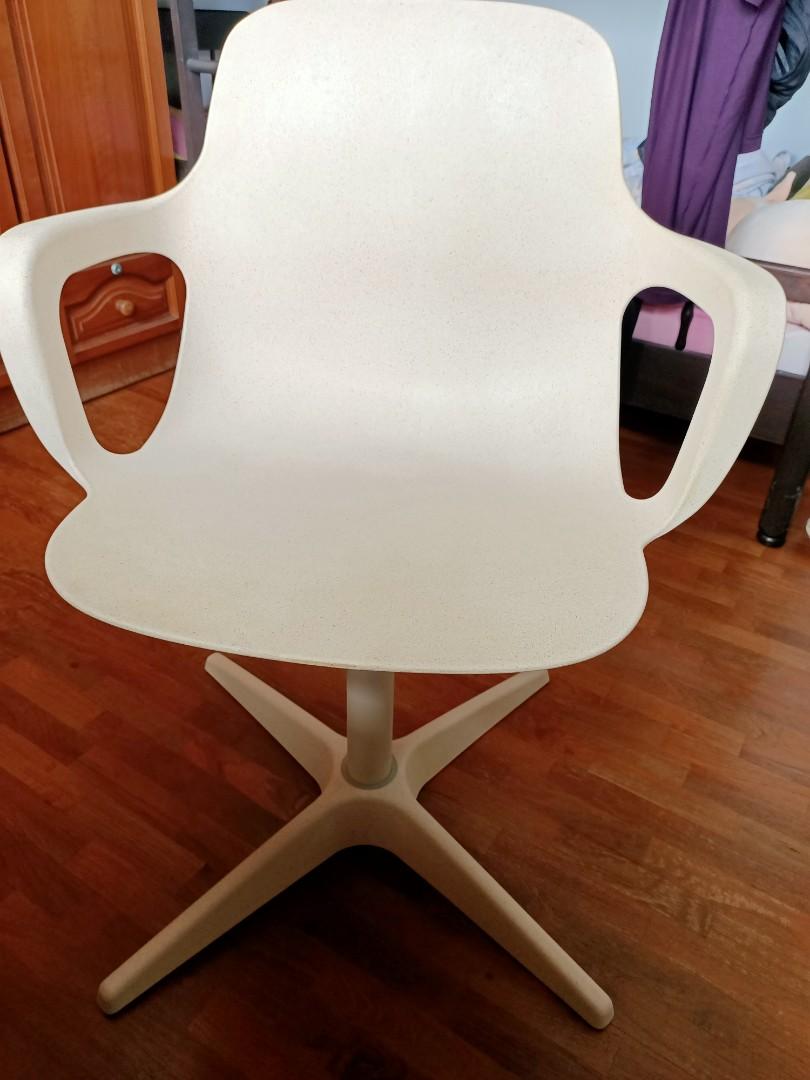IKEA Odger Swivel Height Adjustable Chair. Aesthetic. Neutral ...