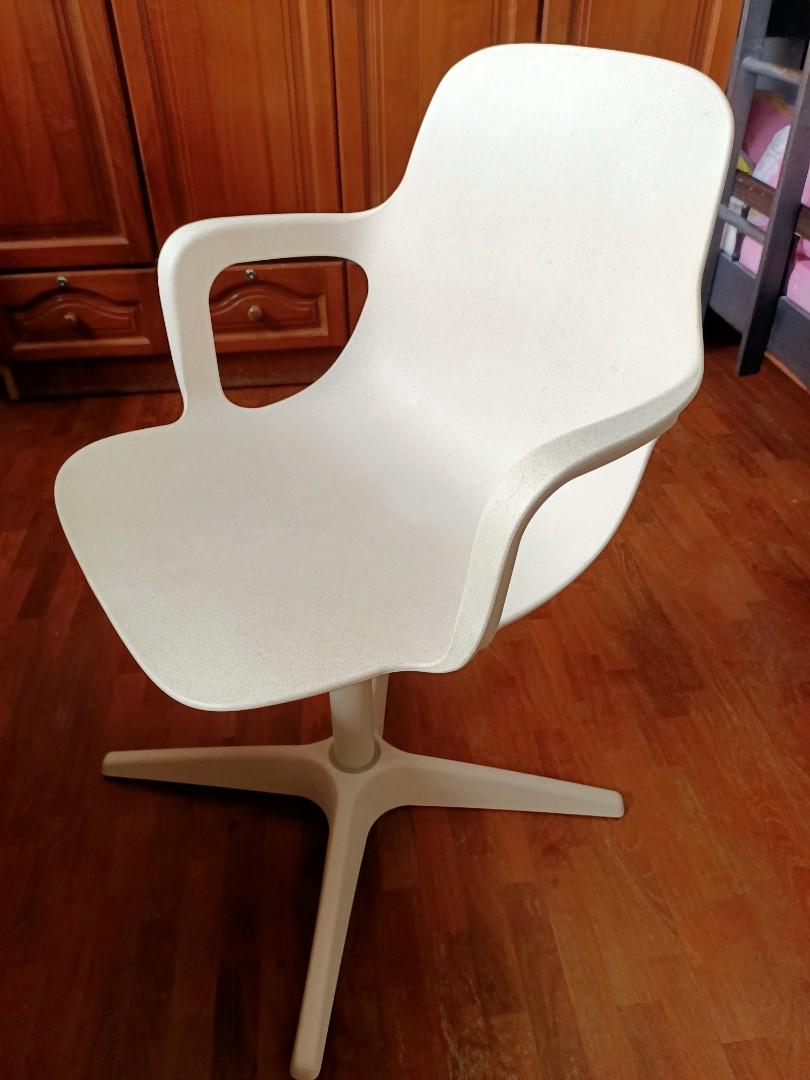 IKEA Odger Swivel Height Adjustable Chair. Aesthetic. Neutral ...