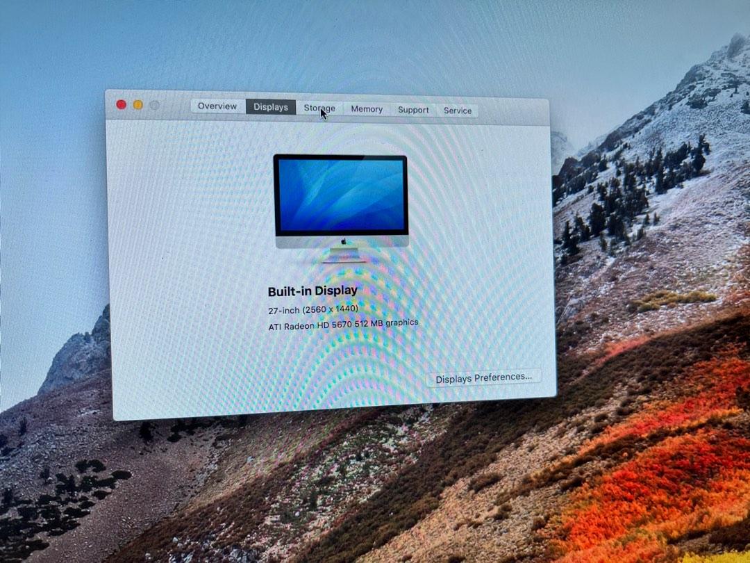 iMac 27-inch Mid 2010 Intel Core i3 12GB RAM 1TB Hard Drive, Computers ...