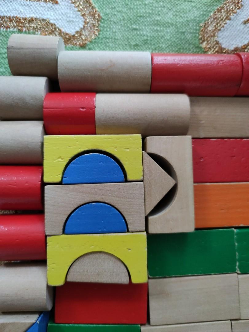 Imaginarium Wooden block set, Babies & Kids, Infant Playtime on Carousell