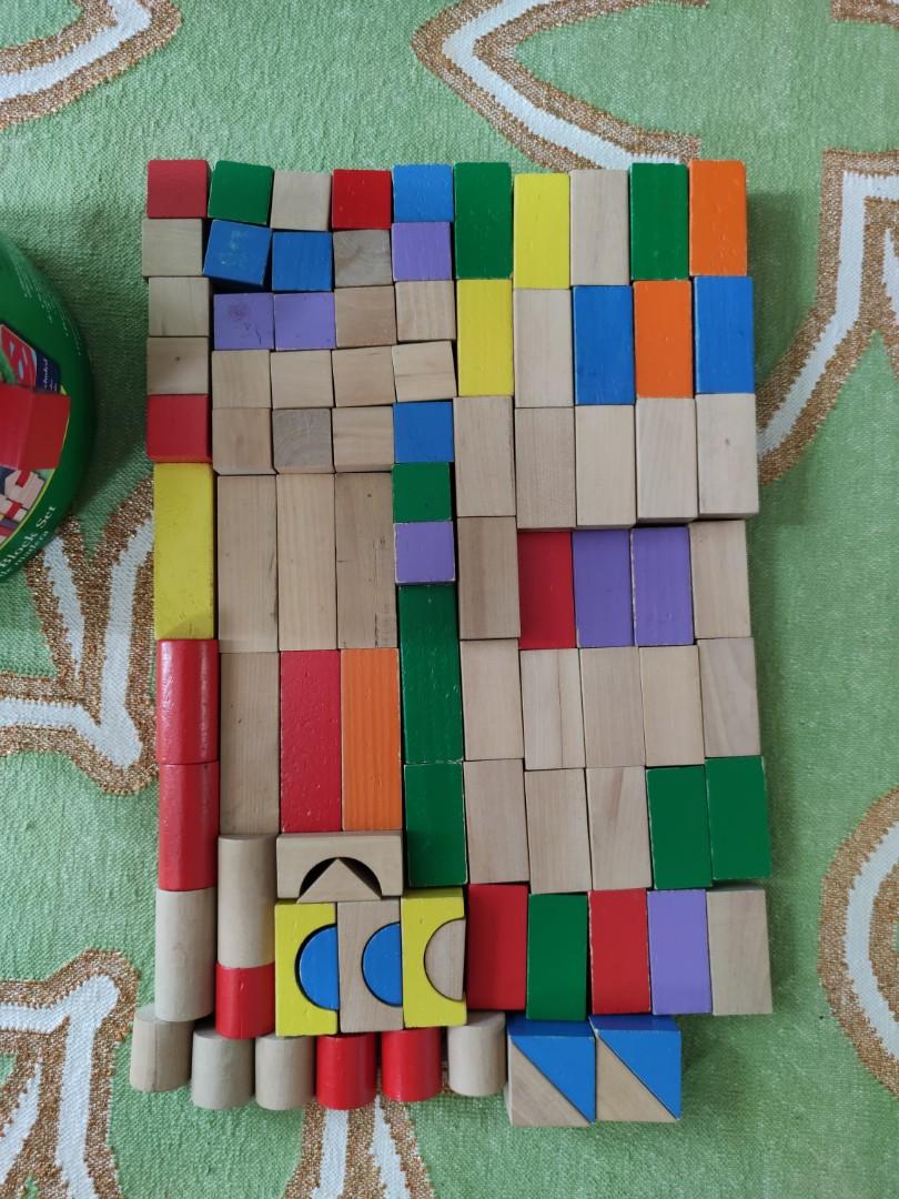 Imaginarium Wooden block set, Babies & Kids, Infant Playtime on Carousell