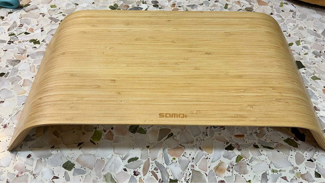 SAMDI Wooden Stand Universal Desktop Computer Monitor Heighten Wooden ...