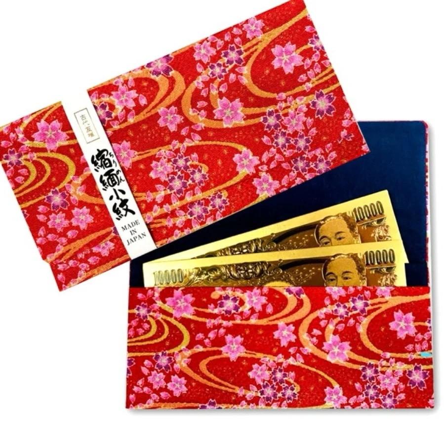 Japanese traditional pattern wallet for notes PO, Women's Fashion, Bags ...