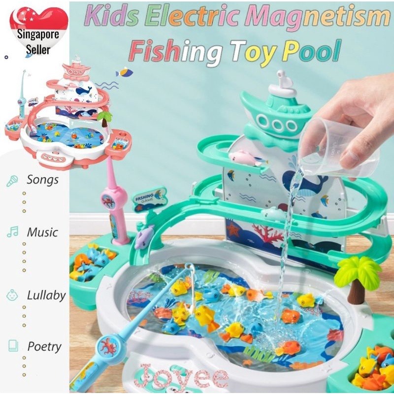 Kids Musical Magnetic Fishing Game Toys Balancing Maths Game BWZ1783 ...