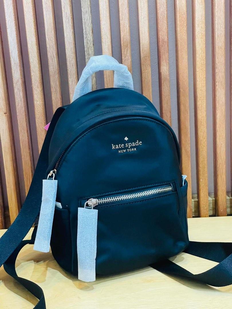 KS Chelsea the little better Nylon Mini Backpack Plain Black, Women's ...