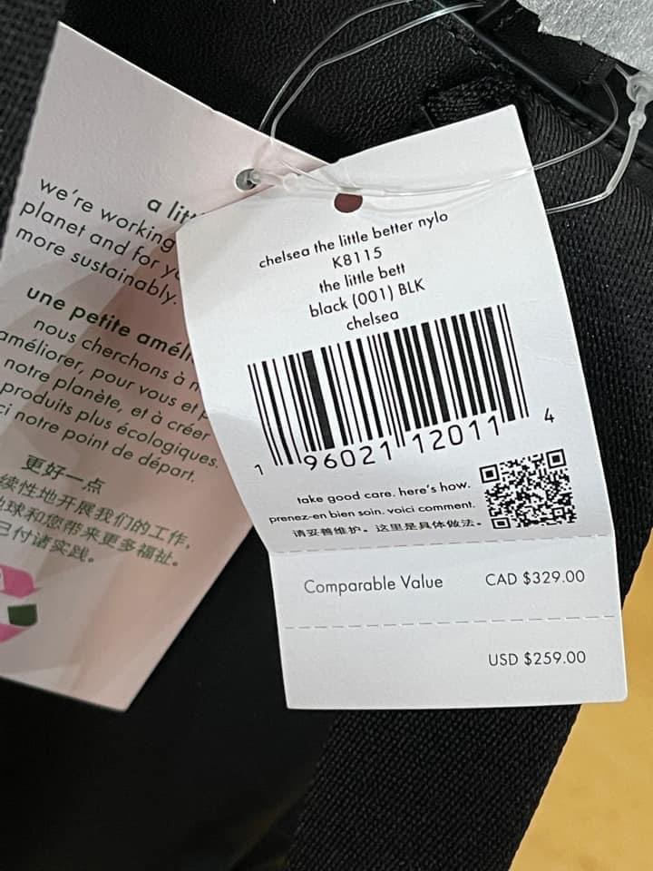 KS Chelsea the little better Nylon Mini Backpack Plain Black, Women's ...