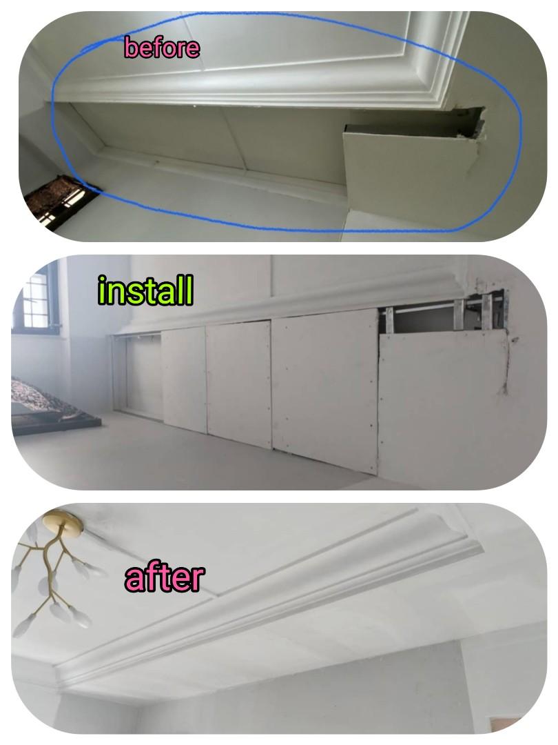L box and false ceiling repair, Home Services, Renovations, Drywall ...