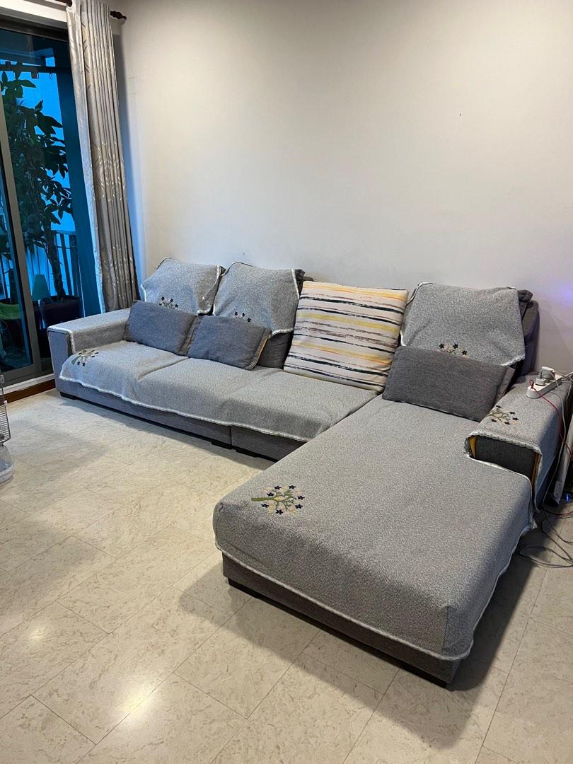 L Shape Sofa, Furniture & Home Living, Furniture, Sofas on Carousell