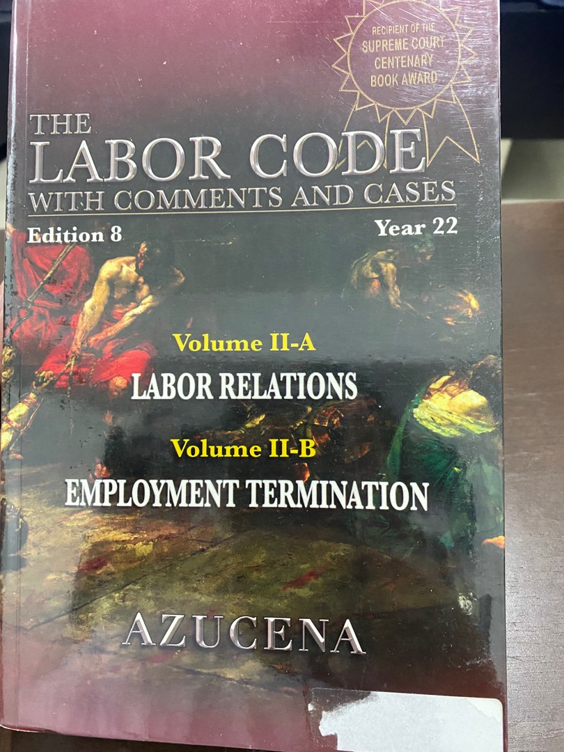 Labor Code by Azucena, Hobbies & Toys, Books & Magazines, Textbooks on ...