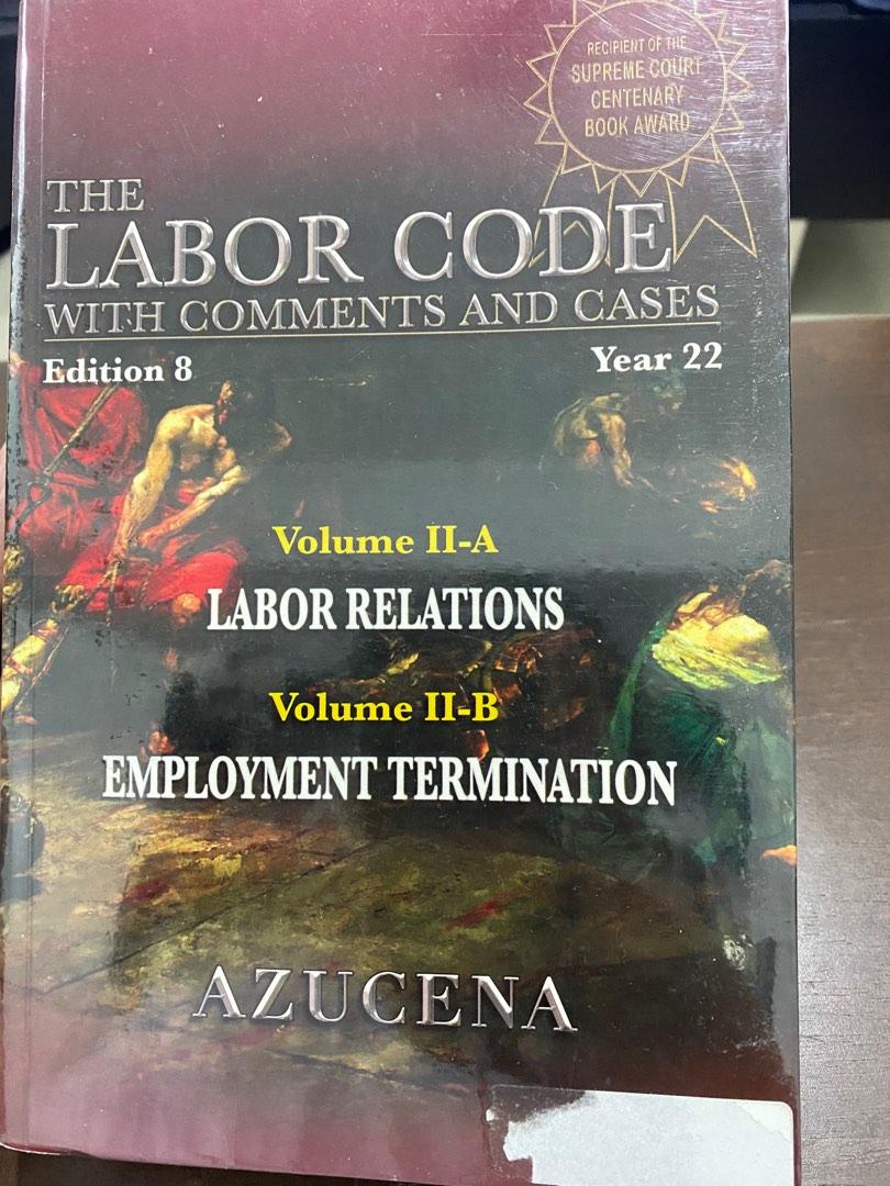 Labor Code by Azucena, Hobbies & Toys, Books & Magazines, Textbooks on ...