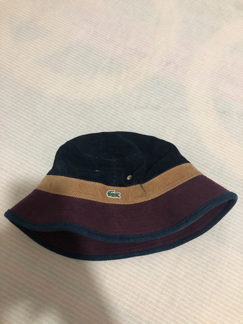 LACOSTE CORD BUCKET HAT, Men's Fashion, Watches & Accessories, Caps ...