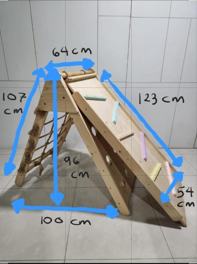 Large Pickler triangle with ramp and slide, Babies & Kids, Infant ...