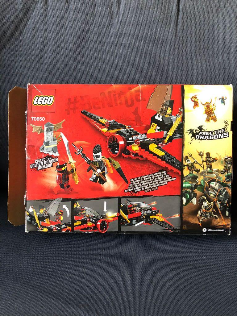 LEGO 樂高 70650 NINJAGO Destiny's Wing 旋風忍者 飛機 戰機 紅忍者 Kai , 興趣及遊戲, 玩具 ...