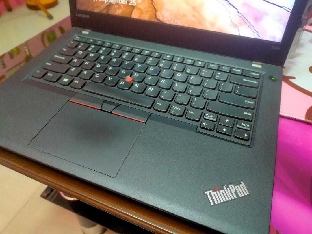 Lenovo thinkpad T470 core i5 6300 8gb ram ddr4 256gb ssd extended ...