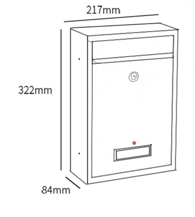 Letter box with password lock, Furniture & Home Living, Home Decor ...