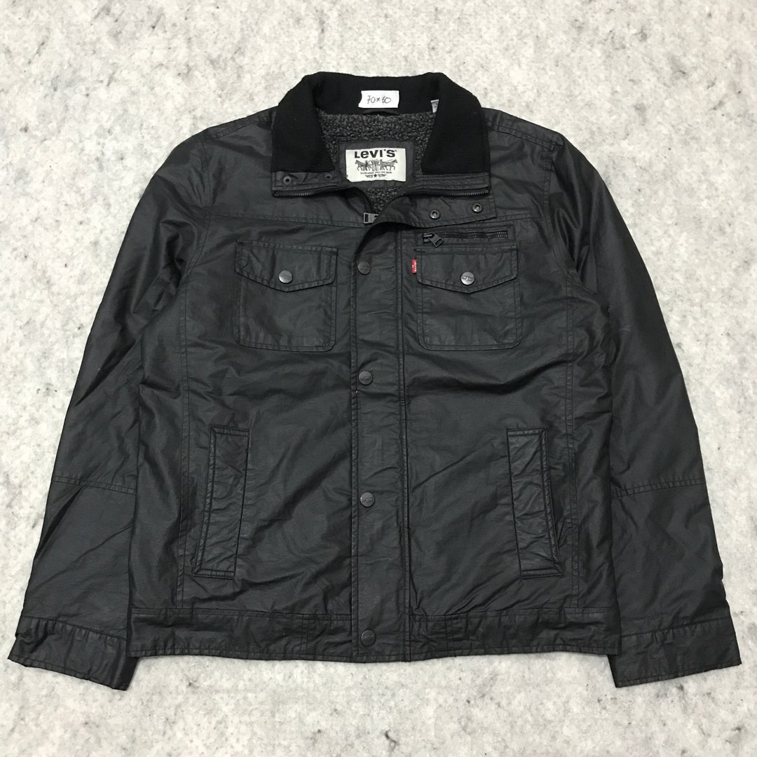 LEVIS / TRUCKER / WAX JACKET / JAKET SHERPA / JAKET OUTDOOR / BULANG ...