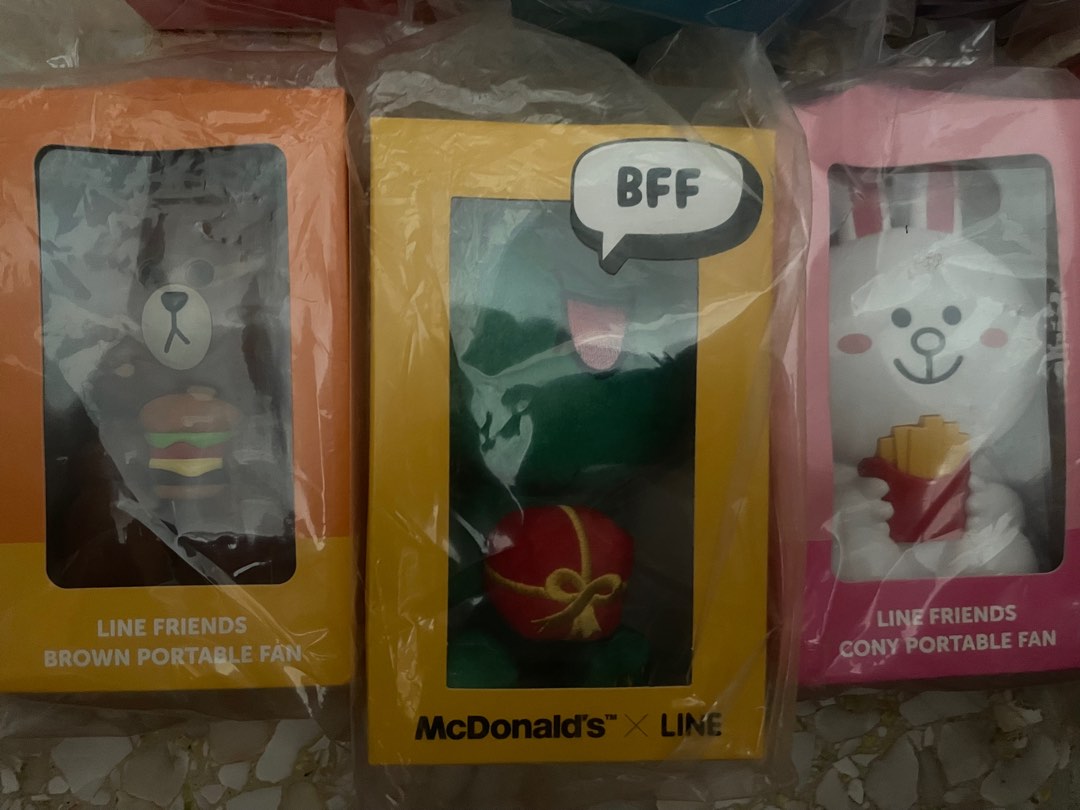LINE toys - total 7, Hobbies & Toys, Toys & Games on Carousell
