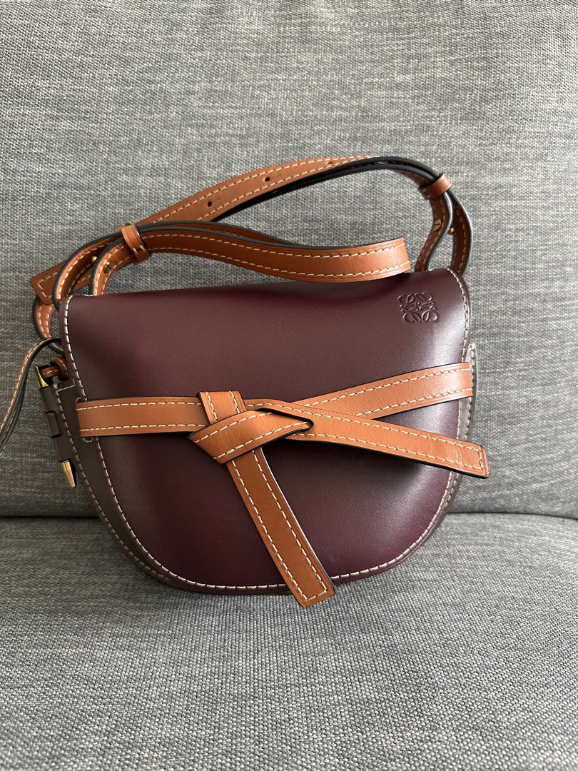 Loewe Gate Small size -bicolor, Luxury, Bags & Wallets on Carousell