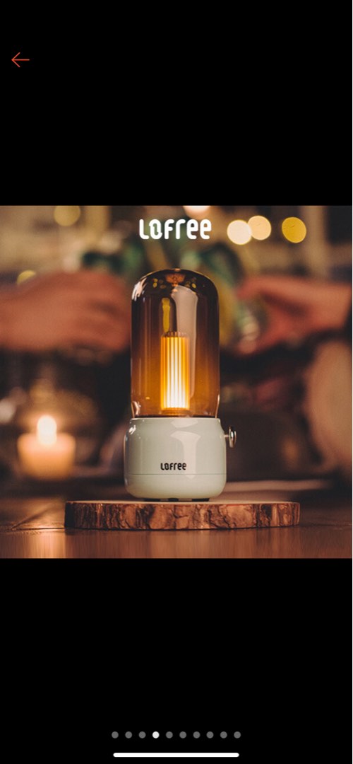 Lofree candlight bedside light, Furniture & Home Living, Lighting ...