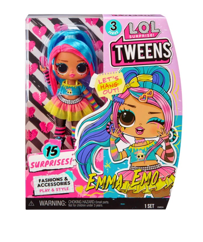 LOL Surprise Tween Series 3 Fashion Doll Chloe Pepper/Nia Regal/Emma ...