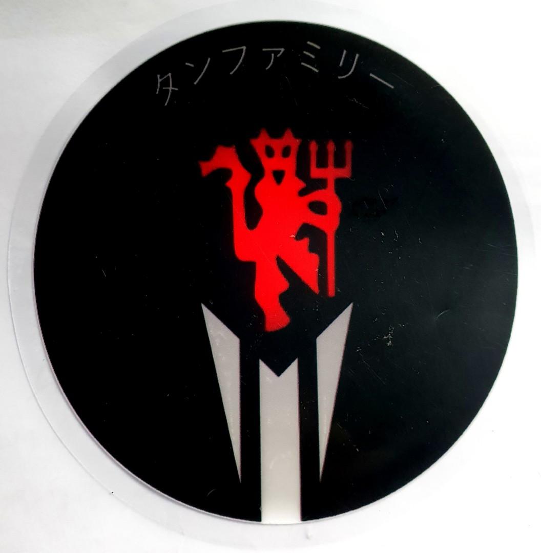 Manchester United Red Devil Car Decal, Hobbies & Toys, Stationery ...