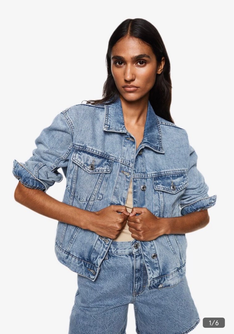 Mango Denim Jacket, Women's Fashion, Coats, Jackets and Outerwear on ...