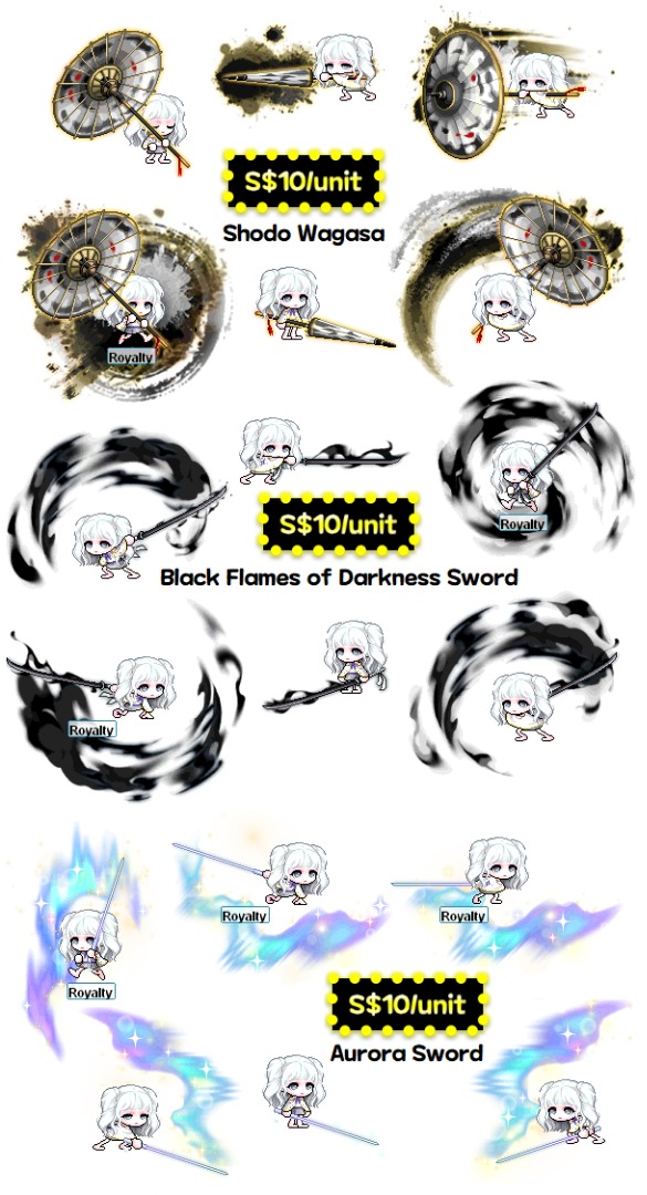 MapleSEA Cash weapon (17th Anniversary Sales), Video Gaming, Video ...