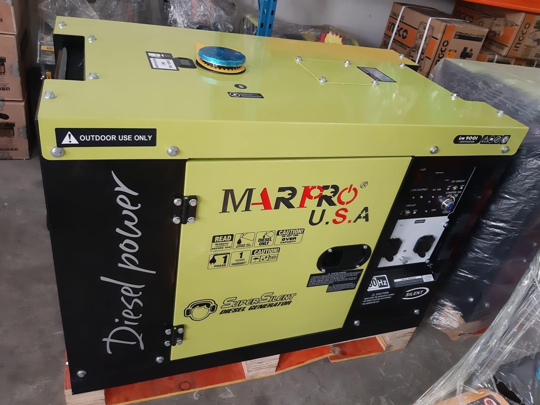 MARPRO USA 10KVA DIESEL GENERATOR, Commercial & Industrial ...