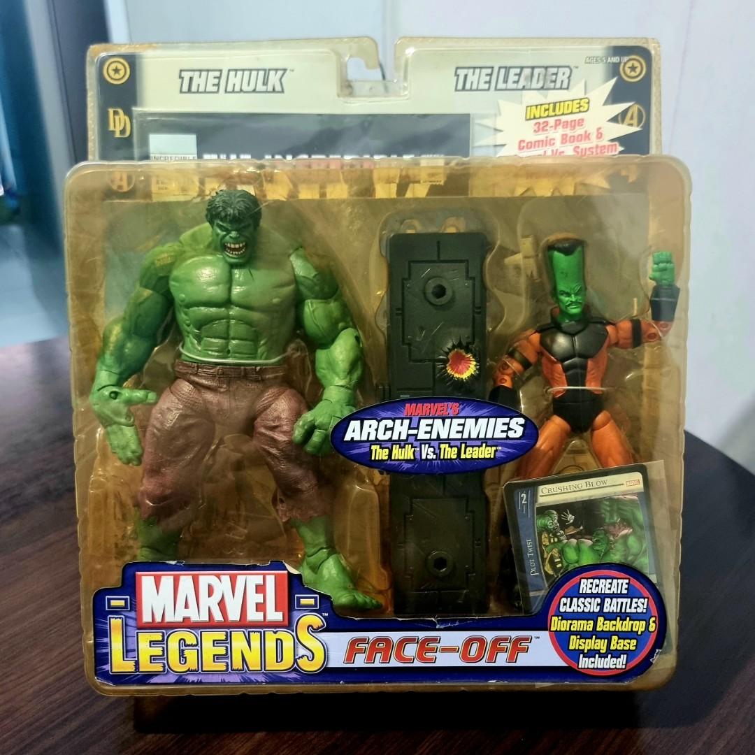 MARVEL LEGENDS FACE-OFF HULK/LEADER VARIANT, Hobbies & Toys, Toys ...