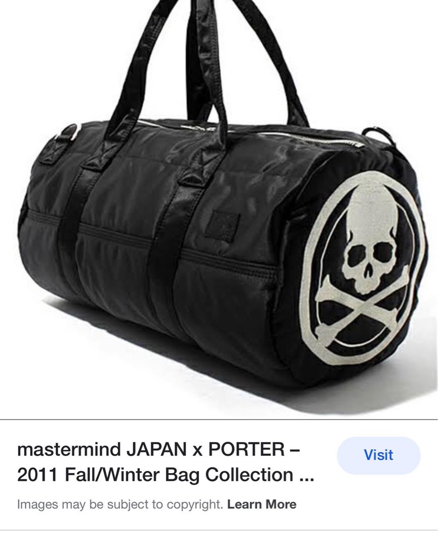 Mastermind Japan x Porter Duffle bag, Men's Fashion, Bags, Backpacks on ...