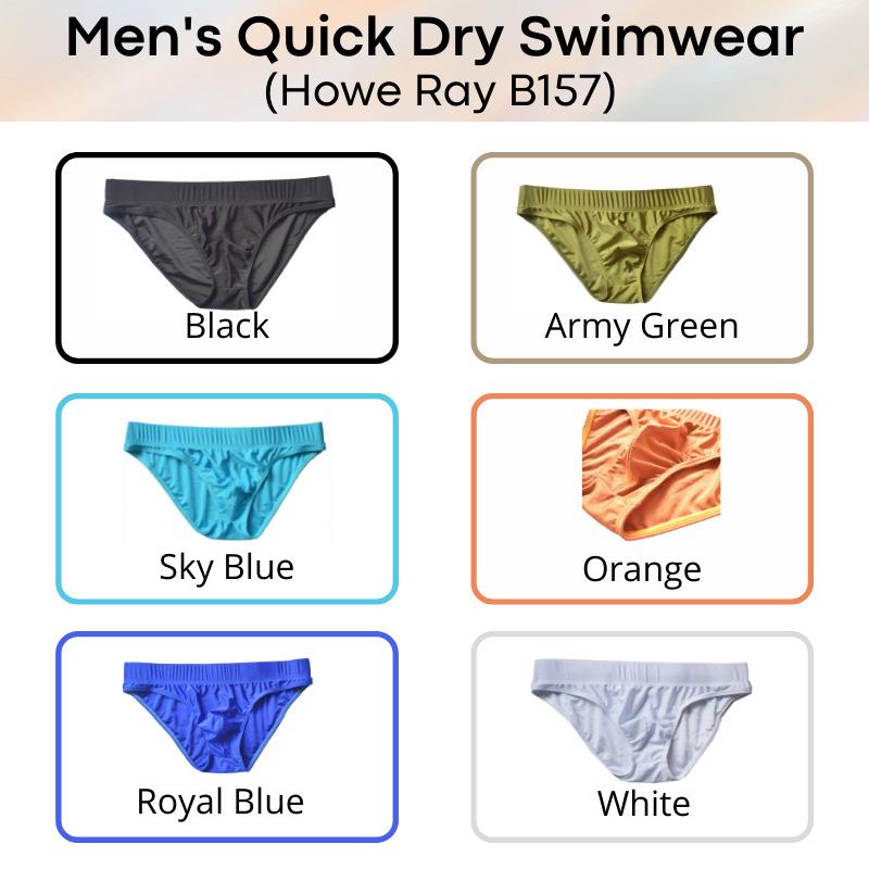 Men's Swimwear: Bikini Swimwear (Howe Ray B157), Men's Fashion, Bottoms ...