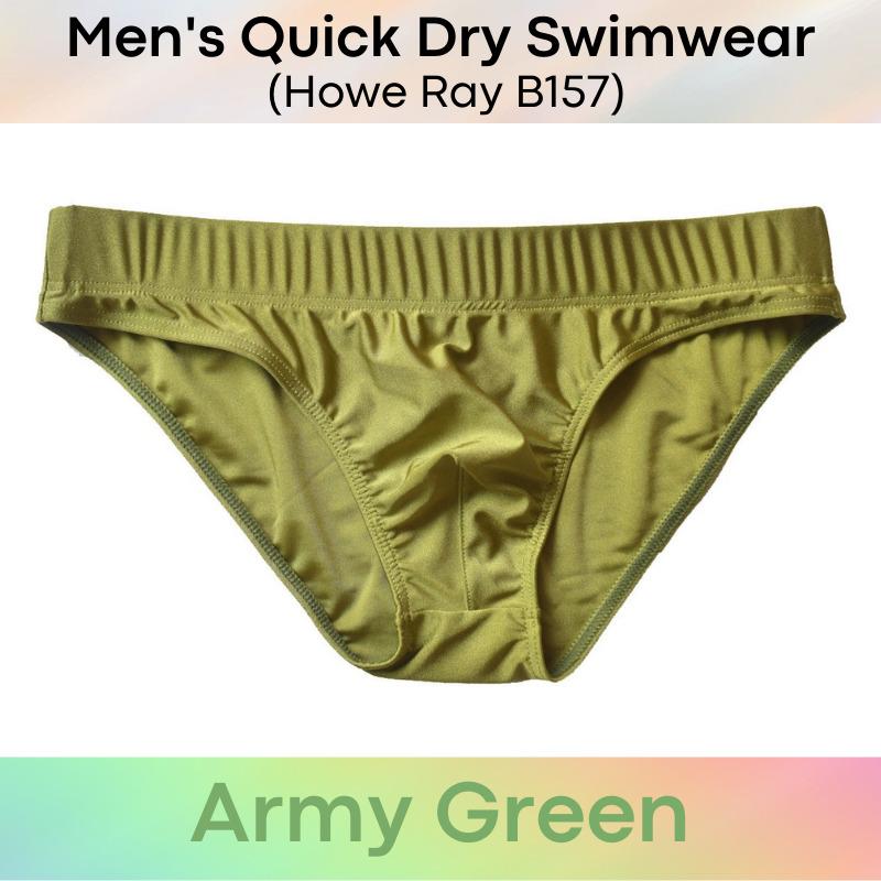 Men's Swimwear: Bikini Swimwear (Howe Ray B157), Men's Fashion, Bottoms ...