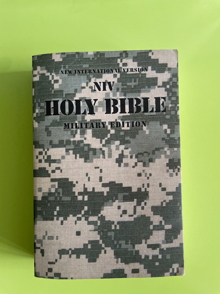 Military bible NIV, Hobbies & Toys, Books & Magazines, Religion Books ...