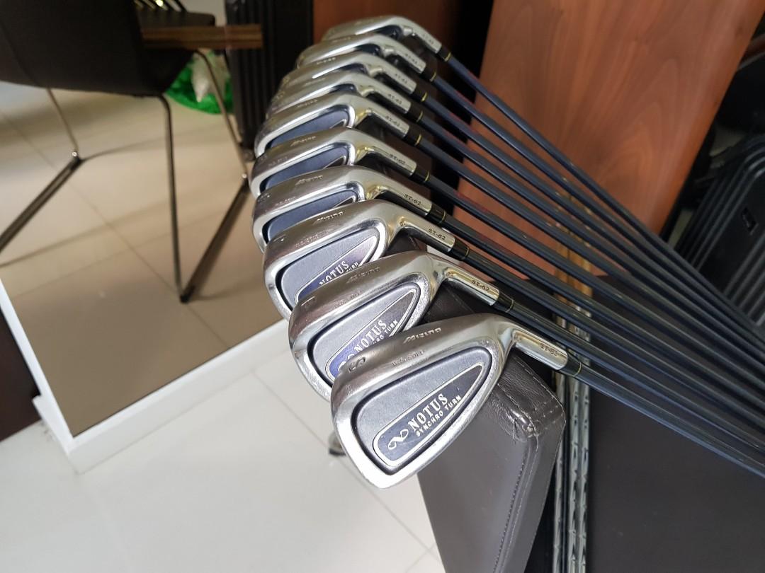 Mizuno Notus Synchro Turn Golf Irons Regular Flex 3-P, F, S, Sports ...