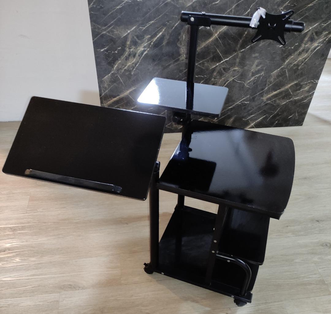 Moveable Computer Table Bedside Laptop Table Mobile Office Table ...