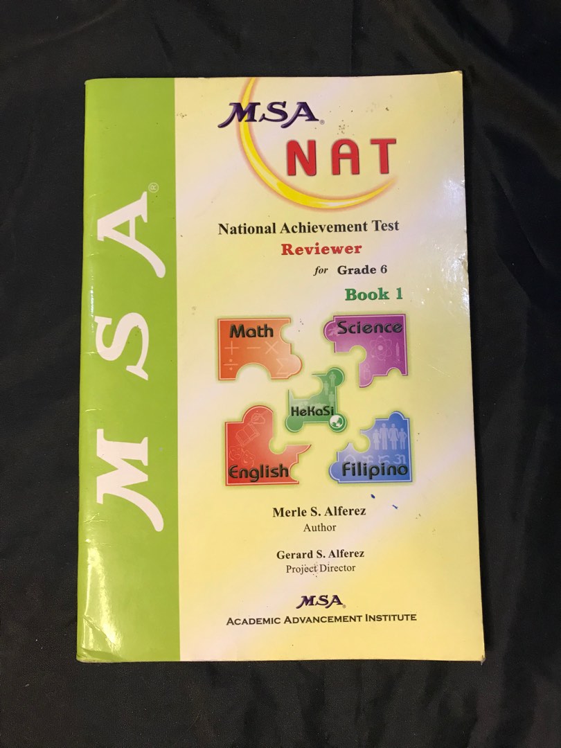 MSA NAT Reviewer, Hobbies & Toys, Books & Magazines, Assessment Books ...