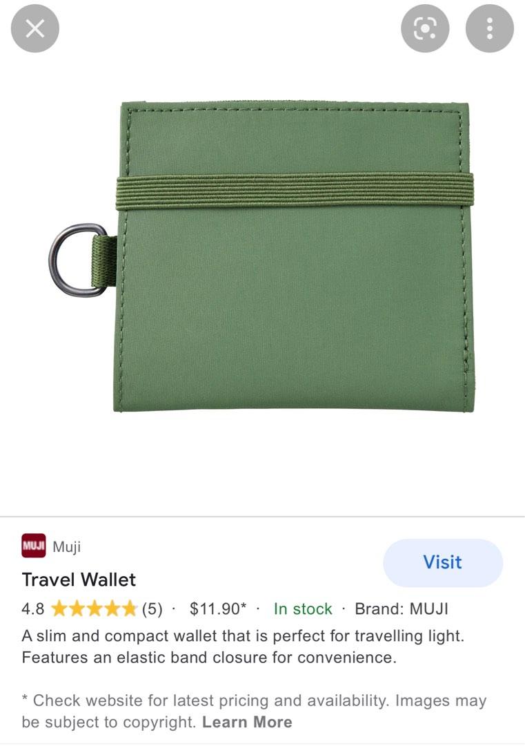 Muji Travel Wallet, Men's Fashion, Watches & Accessories, Wallets & Card Holders on Carousell