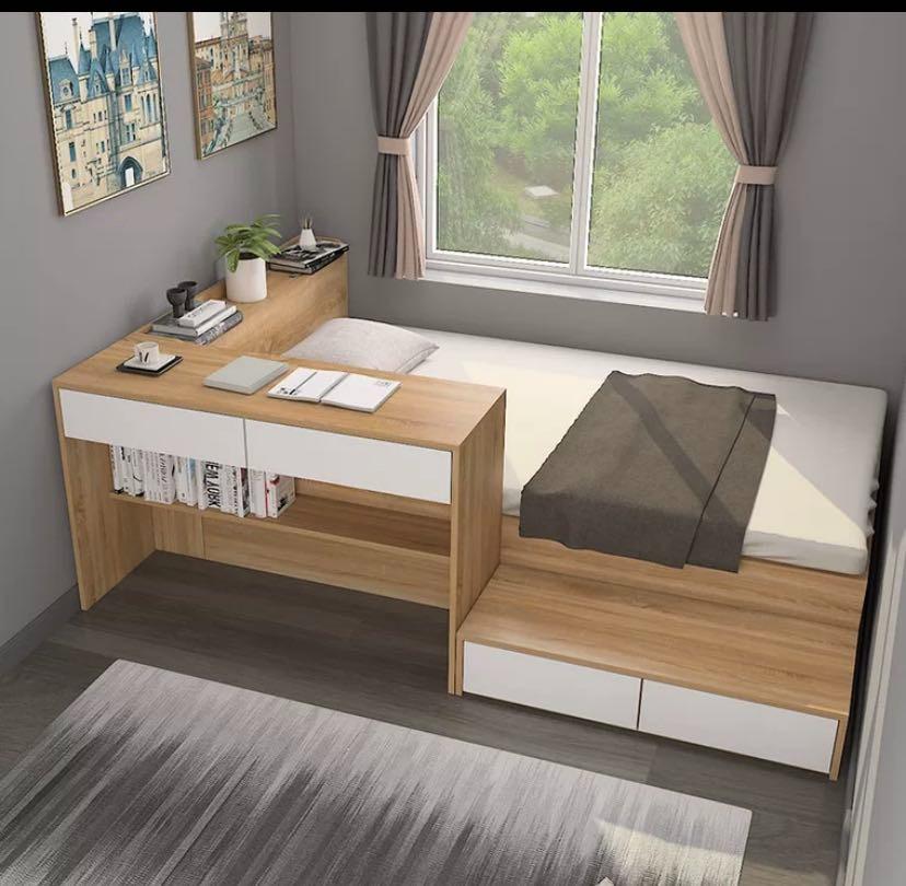"MULTIPLE VARIATIONS Modern simple single bed small apartment tatami ...