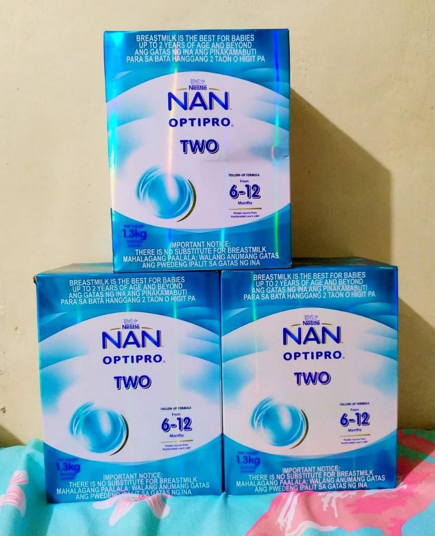 NAN OPTIPRO TWO 1.3KG, Babies & Kids, Nursing & Feeding, Weaning ...