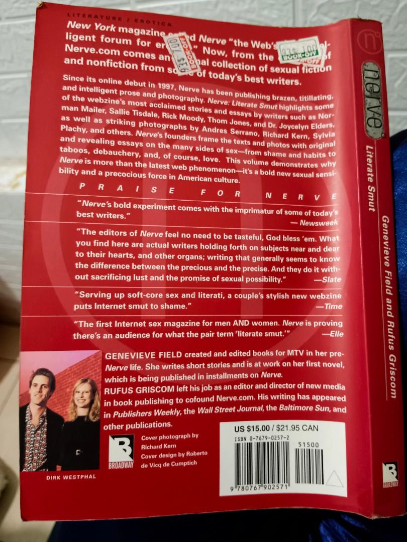 Nerve Literature Smart By Genevieve Field And Rufus Griscom, Hobbies ...