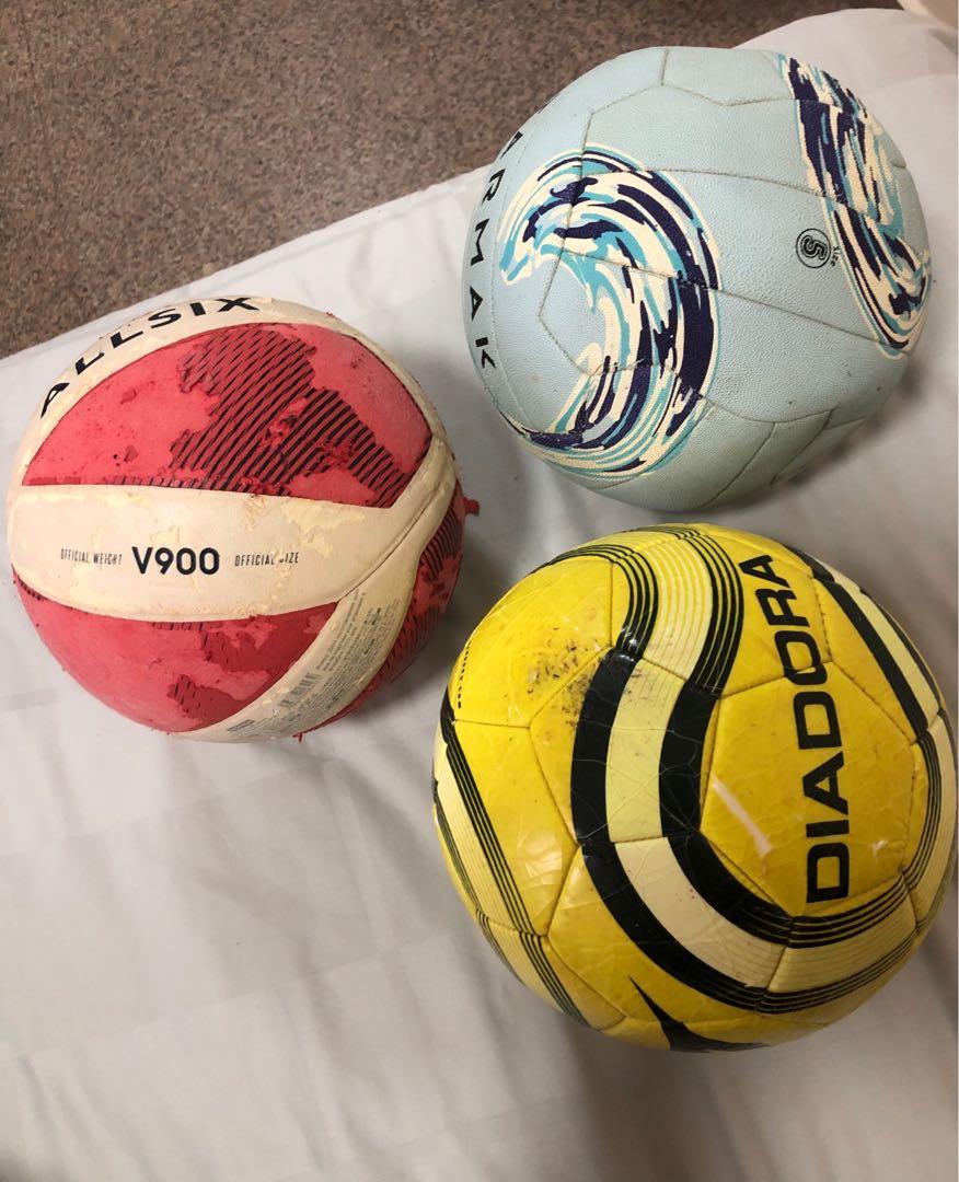 Netball, Volleyball & Football, Sports Equipment, Sports & Games ...