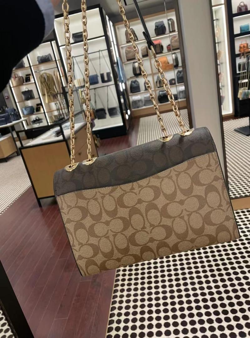 New Coach Chain Bag, Women's Fashion, Bags & Wallets, Cross-body Bags ...