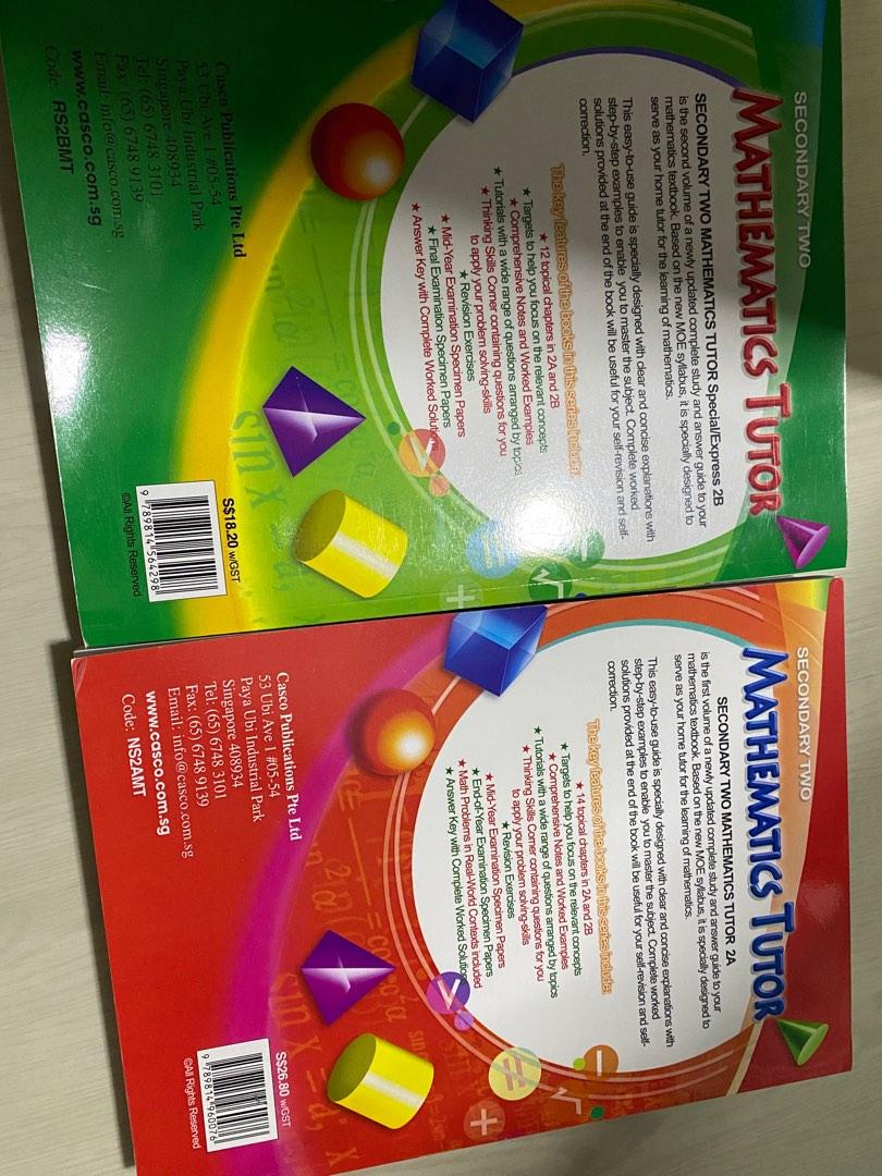 Sec 2 Math Assessment book, Hobbies & Toys, Books & Magazines ...