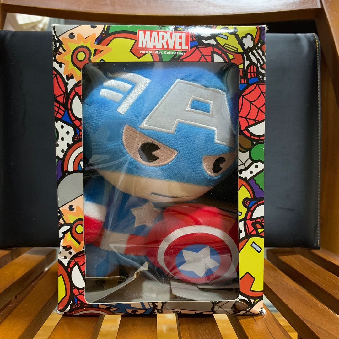 Official Marvel Captain America Plushie, Hobbies & Toys, Toys & Games ...